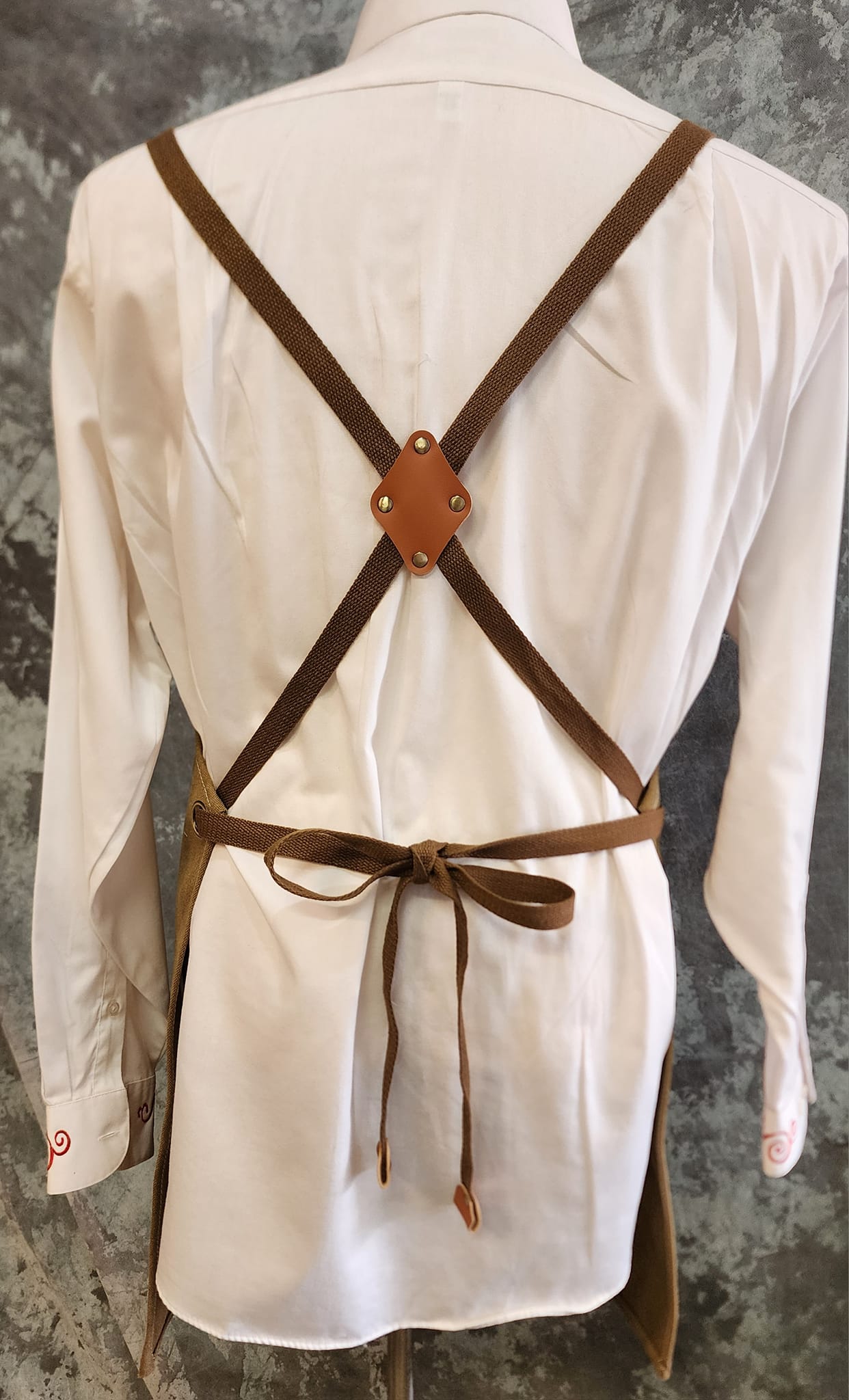 Aprons - Santa - Santa Wade - Aprons for Santa are machine embroidered