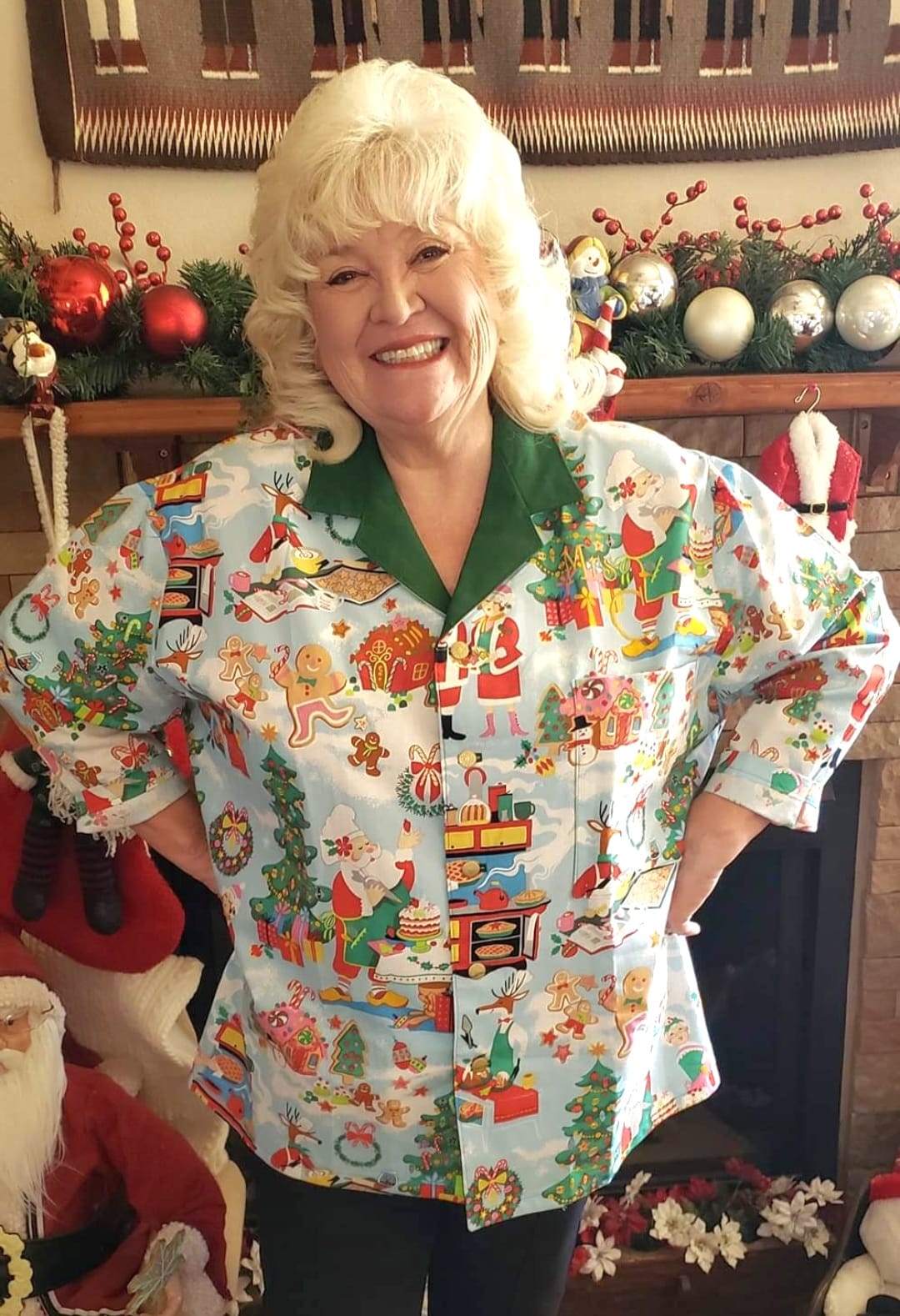 Summer Shirts - Santa Wade Embroidered Towels