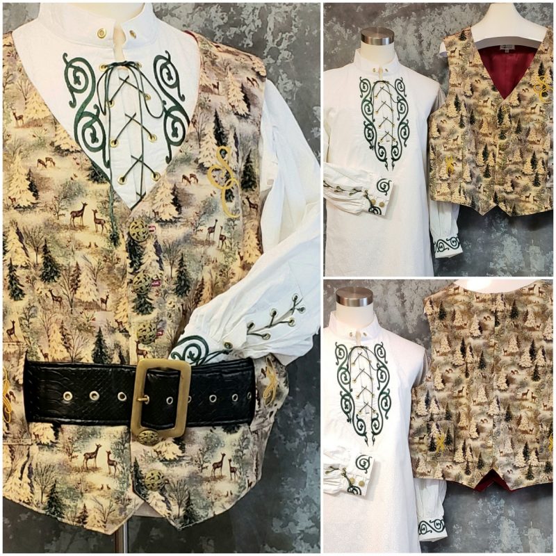 Embroidery - Vests - Santa Wade Embroidered Shirts for Santa