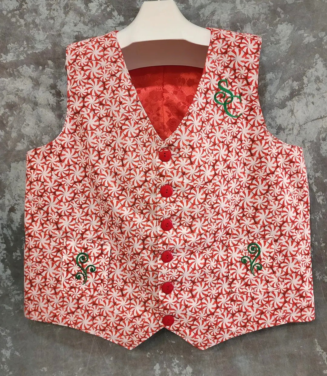 Embroidery - Vests - Santa Wade Embroidered Shirts for Santa